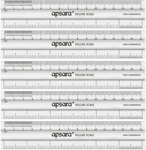 Flipkart.com | APSARA Deluxe Scale 15cm Ruler - Plastic Scale