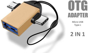 99Gems 2 in 1 OTG Type C and Micro OTG Male to USB A 3.0 Female High ...