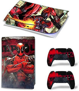 Skinny PS5 Skin Deadpool Superhero for PlayStation 5 Disc Edition 1x ...