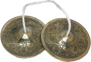 UAPAN Brass Designer Manjira Manjeera Big Size for Handmade Percussion ...