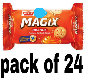 PARLE Magix orange cream biscuits Cream Filled Biscuit Price in India ...