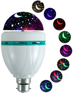 Hiru ™ (Diwali Light)Rotating Project LED Crystal Bulb Magic Disco ...