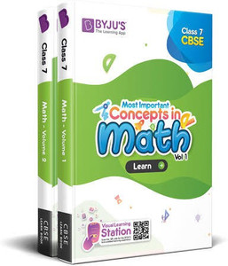 BYJU'S Most Important Concepts In Math CBSE Class 7 - Set Of 5 Books ...