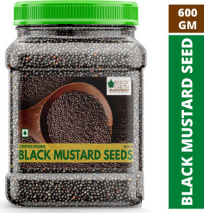 Bliss of Earth 600GM USDA Organic Black Mustard Seeds For Cooking, Kali ...