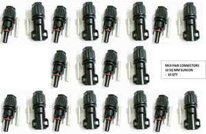 Aspa MC4 PAIR CONNECTORS 10SQ MM SUNCON - 10 PAIR Wire Connector Price ...