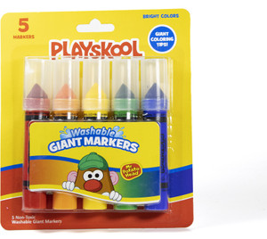 Flipkart.com | PLAYSKOOL 5 Ct Giant Markers For Kids Art Set - Gaint