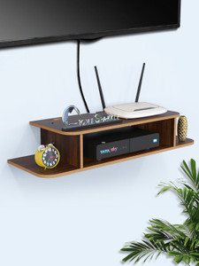 HOME SPARKLE Wooden Set Top Box Stand/DTH Stand/WIFI Router Stand,Wall ...