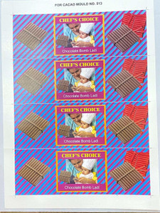Bakers King 15 cm Crackers Stickers for Mould Chocolate Bomb Happy ...