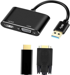 microware HDMI Adapter 0.5 m USB to HDMI VGA Adapter USB 3.0 to HDMI ...