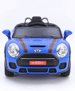 PP INFINITY Mini Cooper 12V Battery Operated Ride On Car For Kids With ...