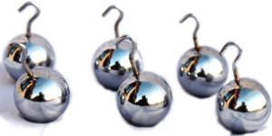 The Labworld Metal Simple Pendulum Bob Balls 25mm Diameter With Hooks