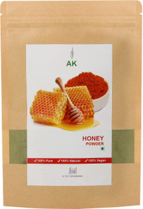 AK FOODS Pure, Vegan and Natural Honey Powder (100gms) 100 g Price in ...