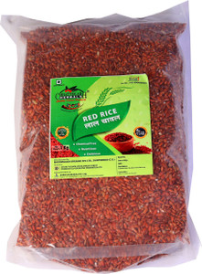 Chhattisgarh Herbals Red Rice from Bastar | 1 kg | PACK OF 2 Red Raw ...