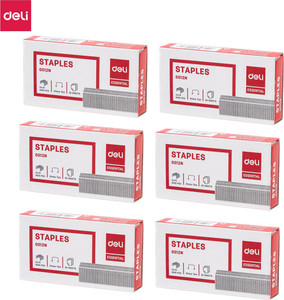 Flipkart.com | Deli Stapler Pin Box, 24/6 Staple Round Edged Zinc ...