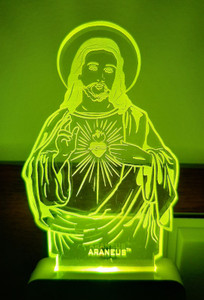 NL Traders Cross Jesus Christ Christian Lord 3D LED Night Lamp Illusion ...