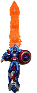 FLYmart Captain America sword with light and music gives cool sound and ...