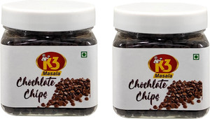 K3 Masala Dark Choco Chips/Chocolate Chips 250gm(Pack of 2) Choco Chips ...