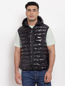 RED TAPE Sleeveless Solid Men Jacket - Buy RED TAPE Sleeveless Solid ...