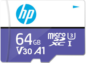 HP A1 U3 High Speed microSD Card MX330 64 GB MicroSD Card Class 10 100 ...