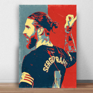 Sergio Ramos Posters (Matte 300 GSM Paper, 13x19-inch, Multicolour) For ...