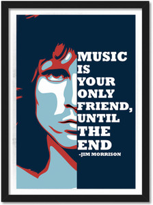 Jim Morrison The Door Band Pop Art Framed Poster For Room & Office (10 ...