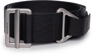 JACK & JONES Men Black Nylon Belt Black - Price in India | Flipkart.com