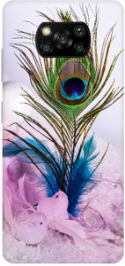 THE NARAYANA COLLECTIONS Back Cover for POCO X3 PRO-MOR,PANKH,KARSHNA ...