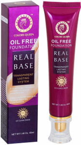 colour queen Real Base Oil Free Foundation 40 ml Foundation - Price in ...