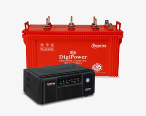 Microtek Digi Power 650+Merlyn Sine Wave 1250 Tubular Inverter Battery ...