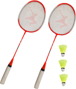 ROXON NEXTA Badminton Set of 2 Badminton Racquet with 3 Shuttlecock ...