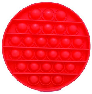 shopviashipping Pop it Fidget Toy - Red Popit Push pop Learning game ...