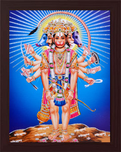 emoshine Panchmukhi hanuman Religious Frame Price in India - Buy ...