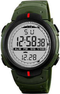 Trimax White Dial Multi-Functional Automatic Waterproof synthetic Green ...