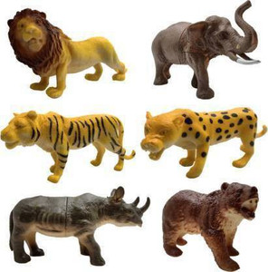 Animani Collection EASY WAY REALISTIC WILD LIFE ANIMAL TOY BEST RUBBER ...