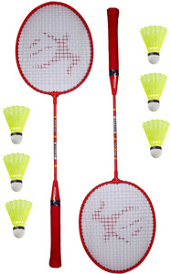 ROXON Bullet WIDE BODY Multicolor 2 pcs with 6 shuttlecock Badminton ...