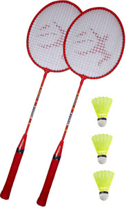 ROXON Bullet WIDE BODY Multicolor 2 pcs with 3 shuttlecock Badminton ...