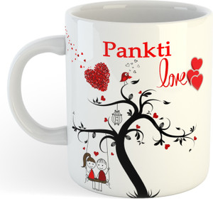 Rawyaldeep Pankti Printed Coffee, I Love You Pankti, Pankti Name , Gift ...