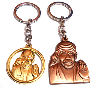 MISMIL Shree Shirdi Sai Baba keychain saibaba metal Key Chain Price in ...