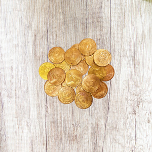 AIKAANT Energized Laxmi Yantra Copper Coins, Set of 21, brings luck in ...