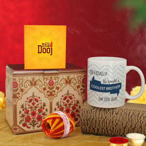 TIED RIBBONS Bhai Dooj Gift Hamper for Brother - Printed Coffee Mug ...