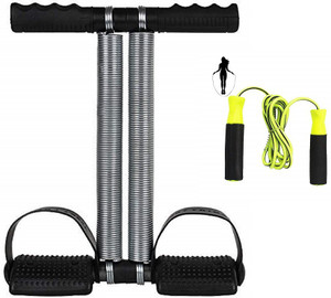 FIT 4 HEAL Gym Combo Of Tummy Trimmer With Jumping Rope For Men And ...