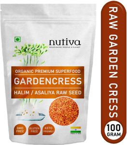 Nutiva Garden Cress Seeds For Height Gain & Sharp Eyes, Hair Growth ...