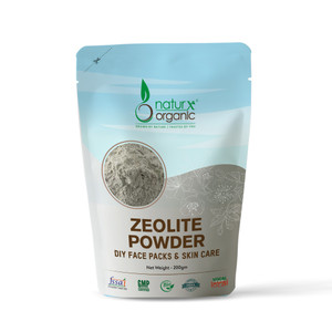 Naturx Organic Zeolite Powder, DIY Face Packs & Skin Care Pack, 200 ...