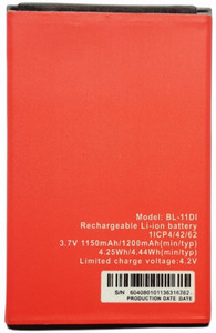 Full Mah Mobile Battery For Itel BL-11Di Price in India - Buy Full Mah ...