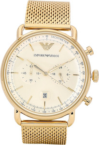 EMPORIO ARMANI Aviator Aviator Analog Watch - For Men - Buy EMPORIO ...