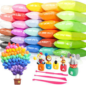 Flipkart.com | Shopex DIY Colourful Non-Toxic Modeling Air Dry Bouncing ...