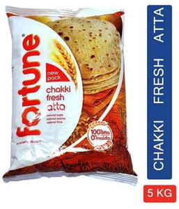 FORTUNE CHAKKI FRESH ATTA -5KG Price in India - Buy FORTUNE CHAKKI ...
