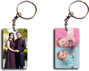 printkart Personalized & Customized Front Photo KeychaiN REC Key Chain ...