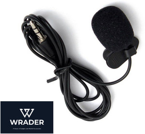 WRADER Lapel Microphone (UPGRADED QUALITY) Omnidirectional Collar Mic ...