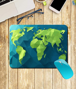 Jyoti Fashions 3D World Map Typography |Mouse Pad for Work from Home ...